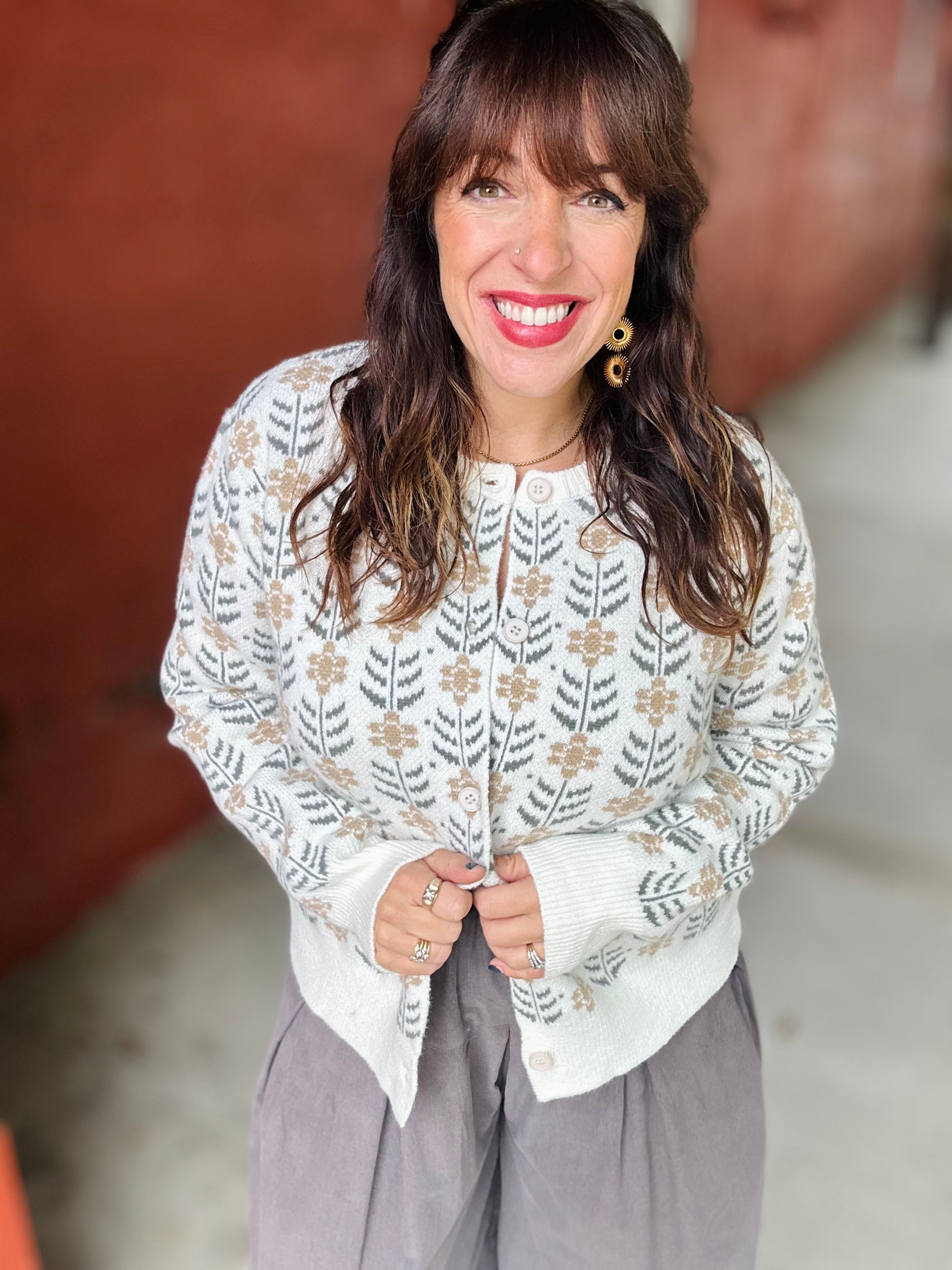 "Maps" Cardigan Sweater *New Color* – The Robyn's Nest Boutique